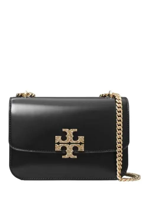 Tory Burch Eleanor Small Shoulder Bag With Chain Strap - Black