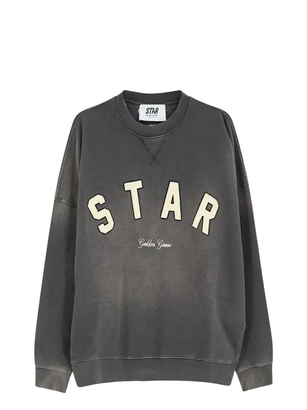 GOLDEN GOOSE Star Boxy Sweatshirt - Black