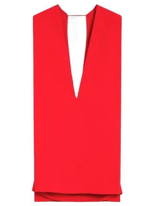 Sportmax Sleeveless V-neck Dress - Red