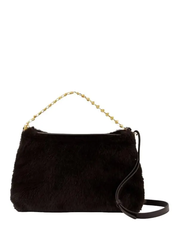 Vanessa Bruno Chain Shoulder Bag - Black