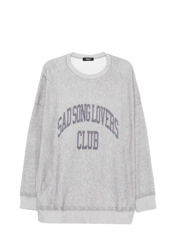 Undercover Letter Detail Hoodie - Gray