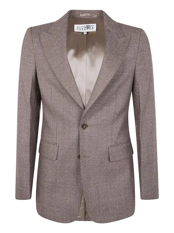 MAISON MARGIELA Wool Blazer - Gray