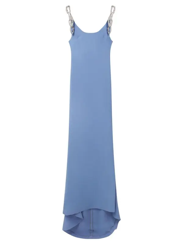 Stella McCartney Crystal Chain Strap Dress - Iris