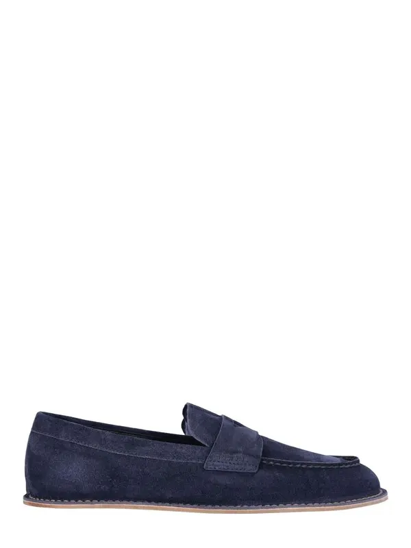 Prada Round Toe Loafers - Blue