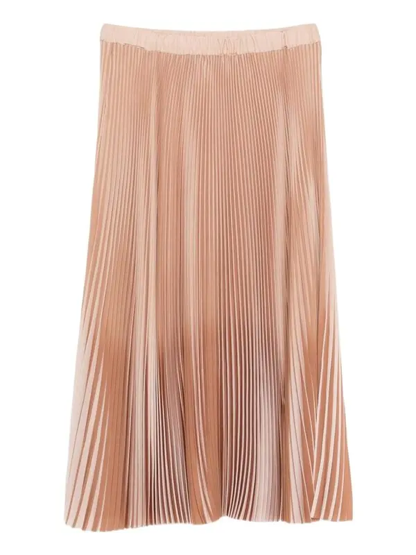 Fabiana Filippi Pleated Midi Skirt - Nude