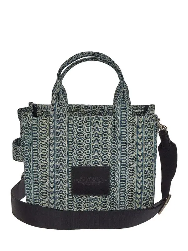 Marc Jacobs Monogram Jacquard Small Tote Bag - Black