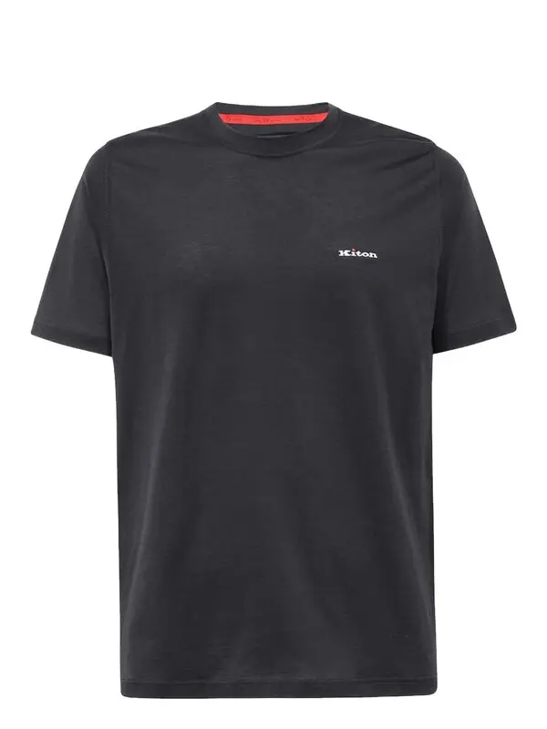 Kiton Short-sleeved T-shirt - Black