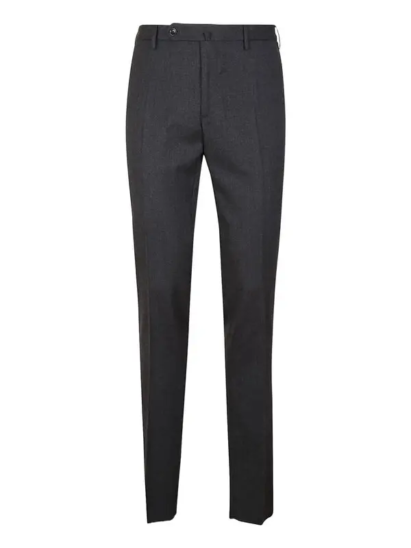 Incotex Belt-loop Tailored Casual Pants - Grey