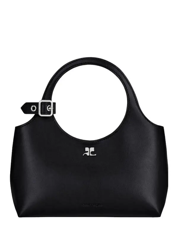 COURREGES Mini Holy Day Zipped Tote Bag - Black