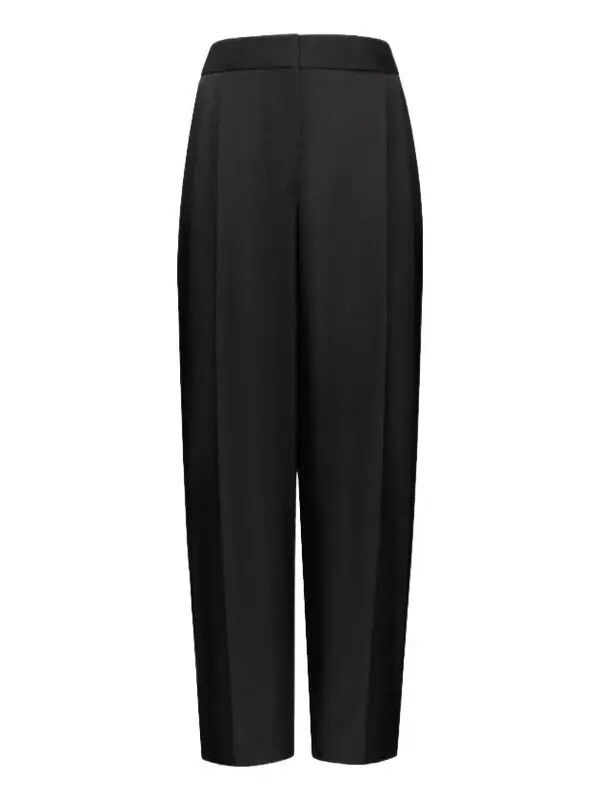 Alaïa Technical Taffeta Tailored Pants - Black