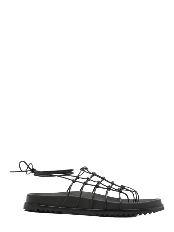 Rick Owens Open-toe Flat Sandals - Black
