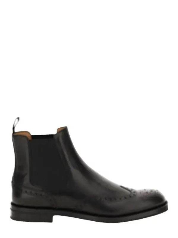 Church's Ketsby Wg Brogue Chelsea Boots - Black