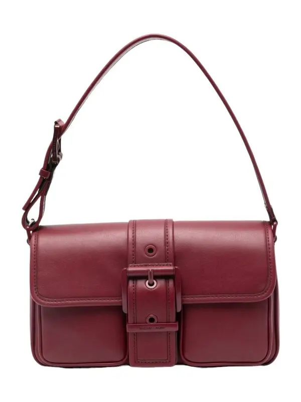 Michael Kors Colby Medium Leather Shoulder Bag - Red