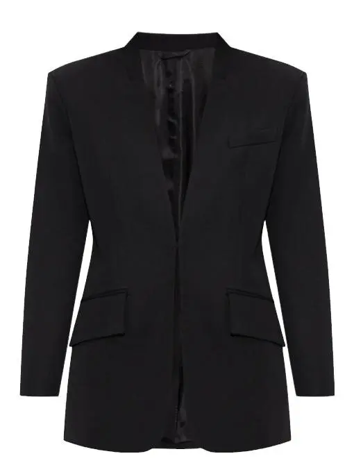 Attico Long Sleeved Jacket - Black