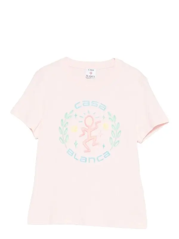 Casablanca Graphic Logo T-shirt - Pink