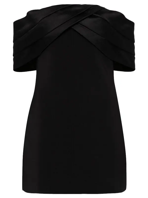 ANINE BING Strapless Mini Dress - Black