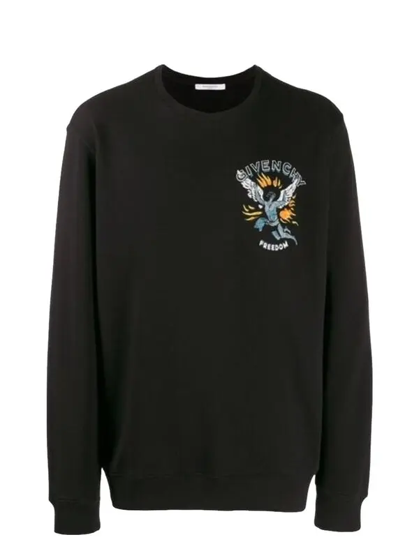 Givenchy Rib Round Neck Sweater - Black