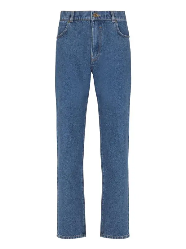 Balmain Regular-fit Straight Jeans - Blue