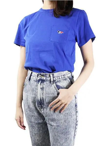 Maison Kitsuné Short Sleeve T-shirt - Dark Blue