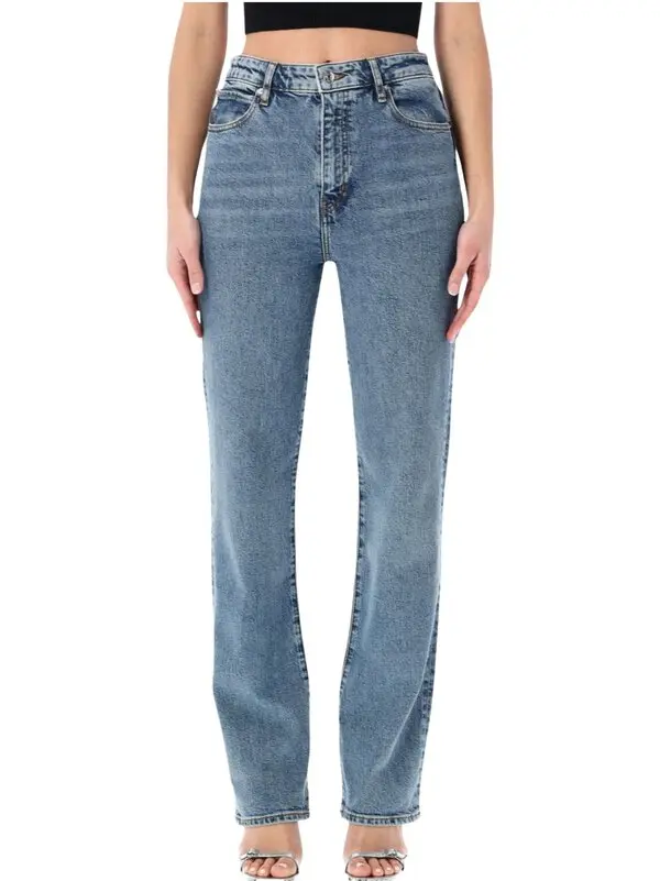 FRAME Belt Loop Jeans - Blue