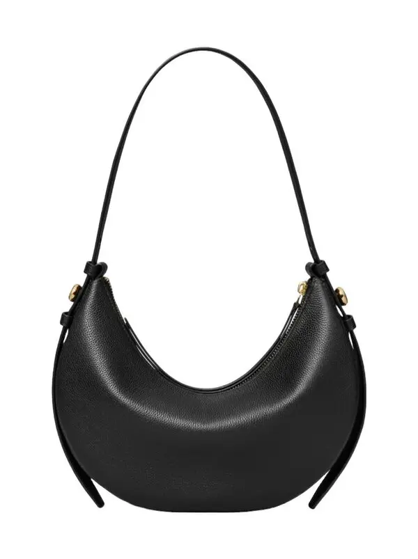 Tory Burch Romy Half Moon Shoulder Bag - Black