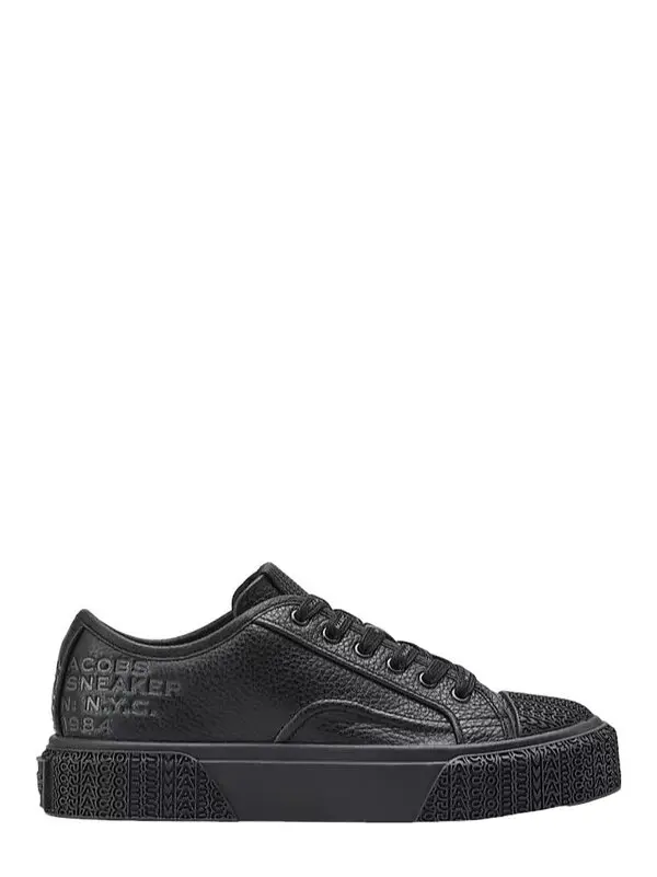 Marc Jacobs Leather Sneakers - Black