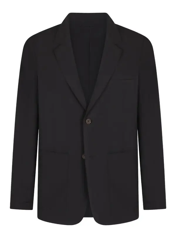 Emporio Armani Single Breasted Two Button Blazer - Blue