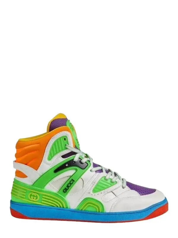 Gucci Panelled High Top Sneakers - Multicolor