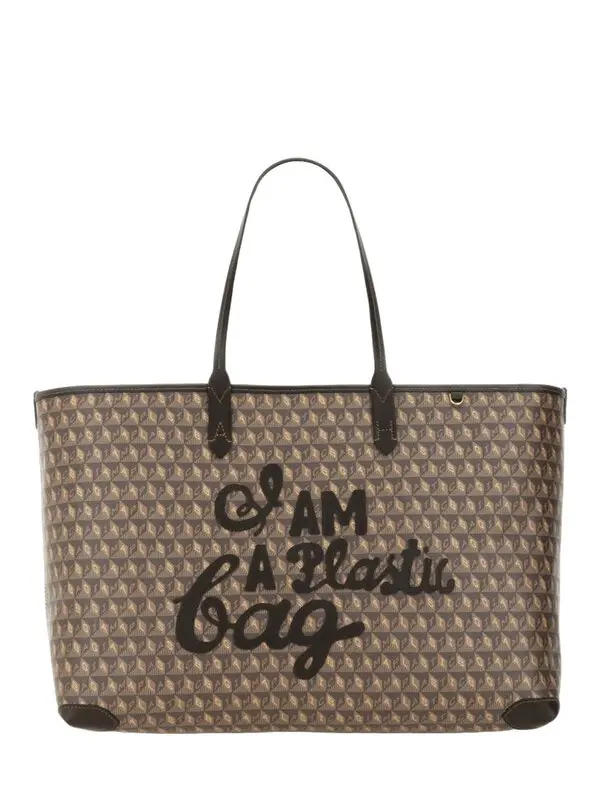 ANYA HINDMARCH I Am A Plastic Bag" Tote Bag - Brown