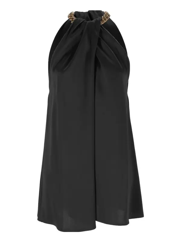 Stella McCartney Halterneck Chain Top - Black