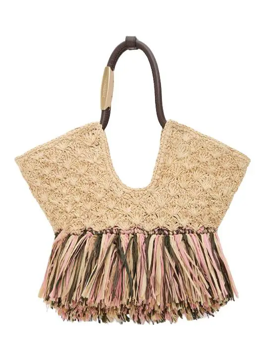 Zimmermann Small Fringe Tote - Natural