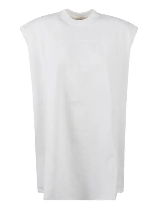 MORDECAI Sleeveless Crew Neck T-shirt - White