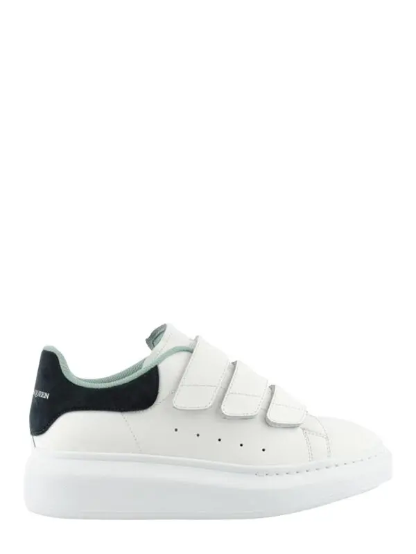 Alexander McQueen Oversized Touch-strap Sneakers - White