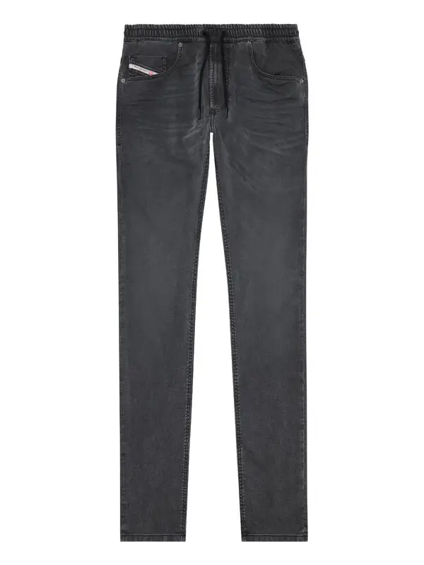 DIESEL® D-krooley Mid-rise Tapered Jeans - Black/dark Grey
