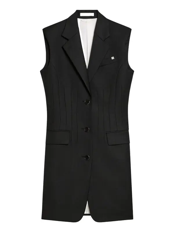 Helmut Lang Waisted Blazer Dress - Black
