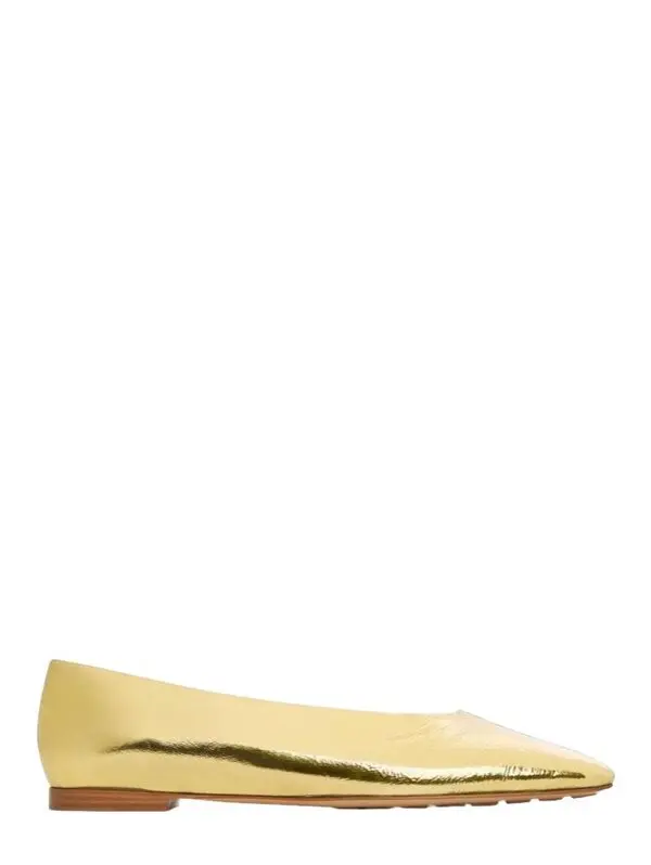 Bottega Veneta Sofia Ballerina Flats - Golden