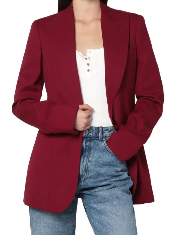Stella McCartney Single-breasted Tailored Jacket - Jazz Berry