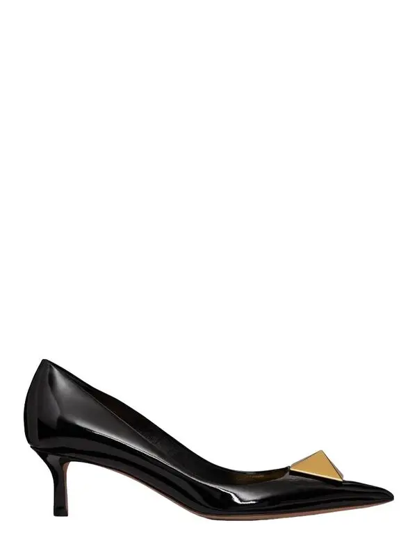 Valentino Garavani 55mm Rockstud-embellished Pointed-toe Pumps - Black