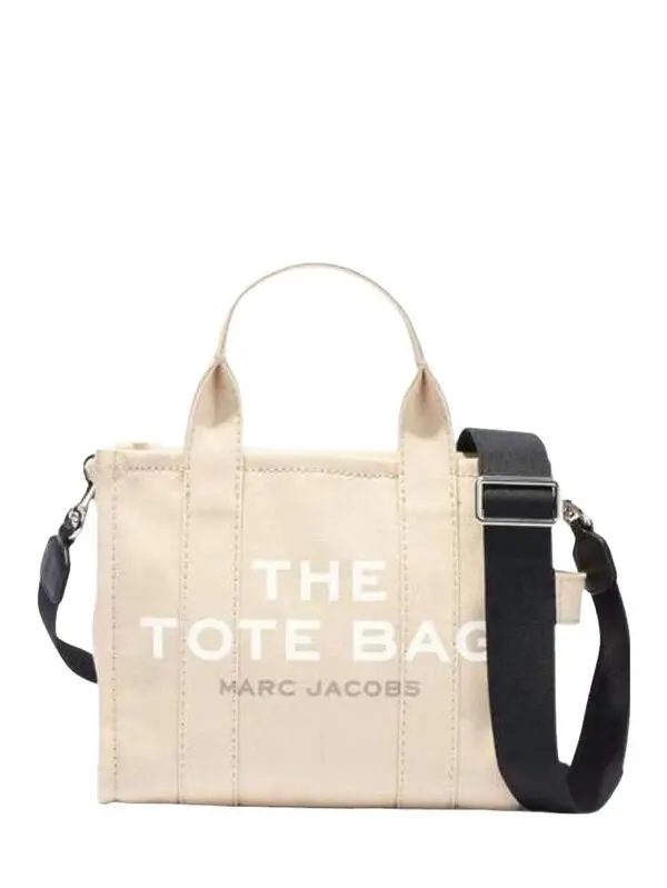 Marc Jacobs Logo Printed Tote Bag - Nude