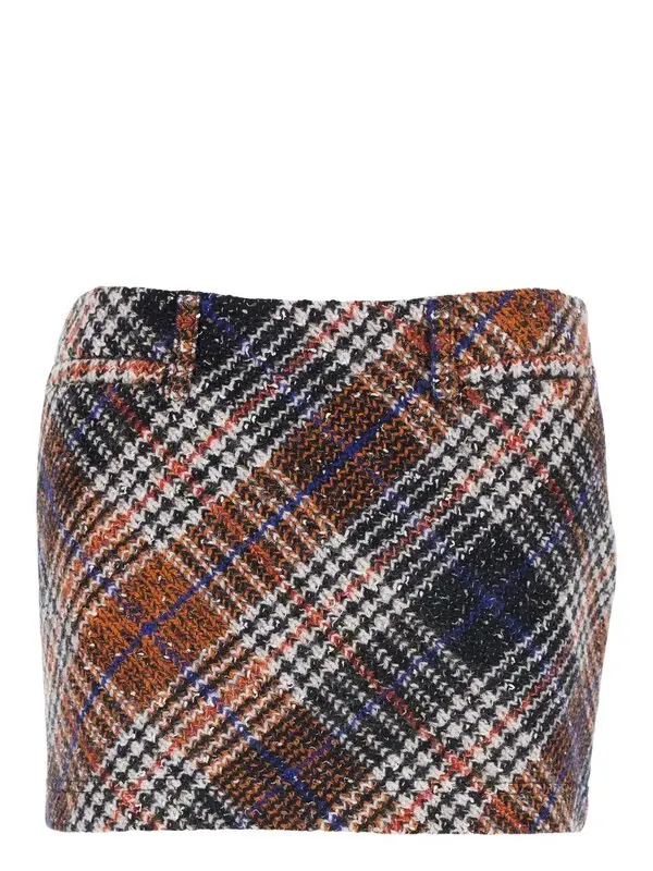Missoni Zigzag Motif Tweed Mini Skirt - Multicolor