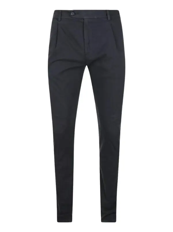Eleventy Belt Loop Casual Pants - Black