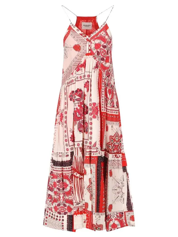 Isabel Marant Étoile Abba Midi Dress - Pink
