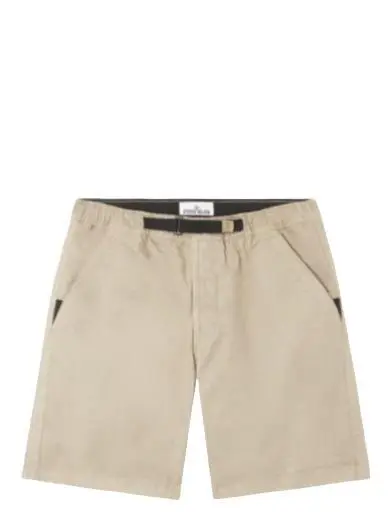 Stone Island Seersucker Shorts - Biscuit Color