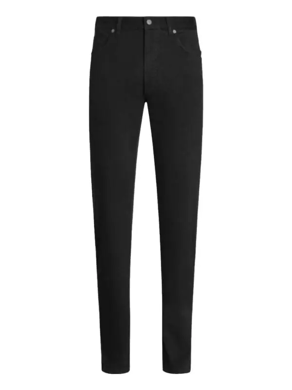 Zegna Slim-cut Leg Jeans - Black