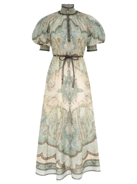 Zimmermann Wanderlust Billow Dress - Nude