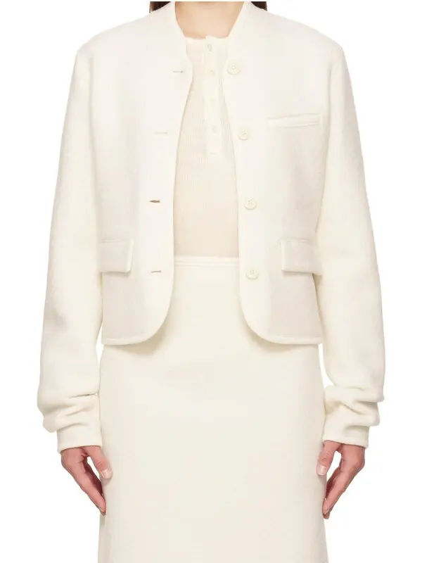 RIER Walker Wool Casual Jacket - White