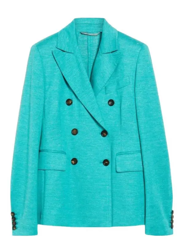 Max Mara Double-breasted Blazer - Green