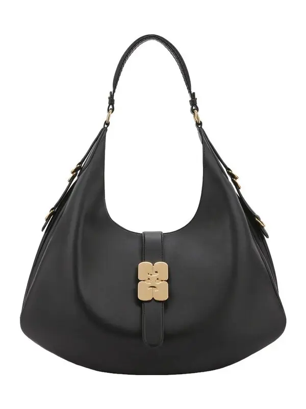 GANNI Large Kat Bag - Black
