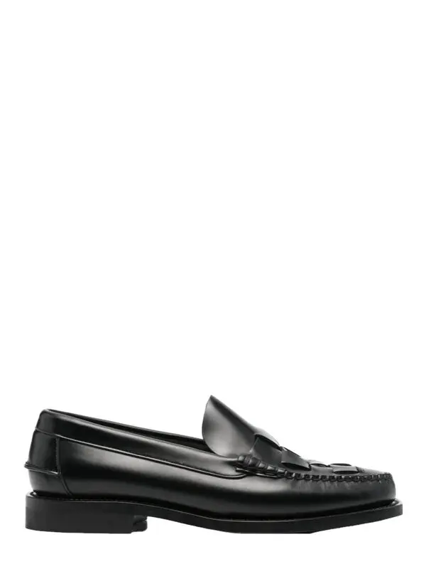 Hereu Round Toe Loafer - Black