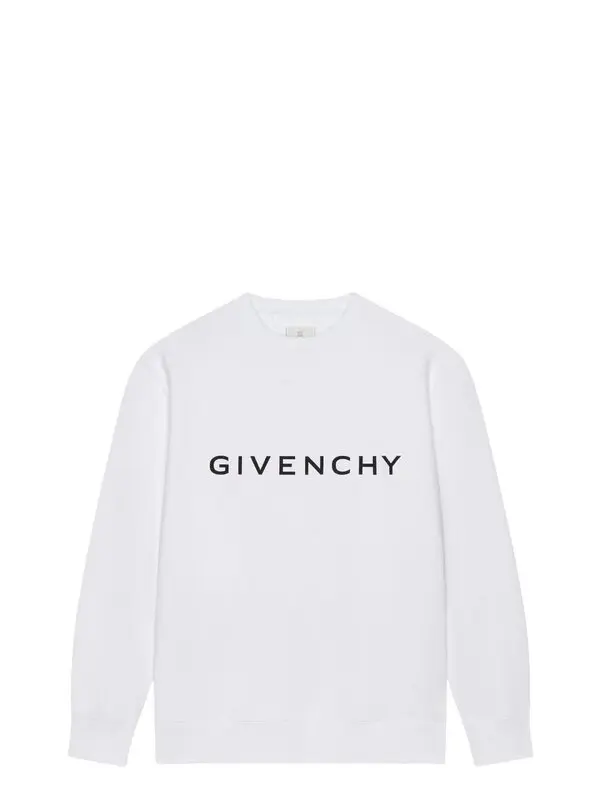 Givenchy Archetype Slim-fit Sweatshirt - White